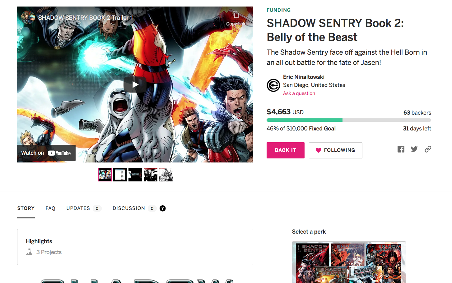 SHADOW SENTRY BOOK 2 – is now available to pre-order! | WELCOME!